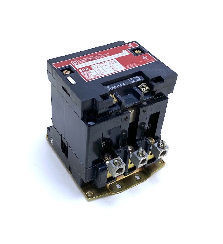 Square D 8903SPG2 3 Pole 60A 600V Lighting Contactor w/120V Coil ...