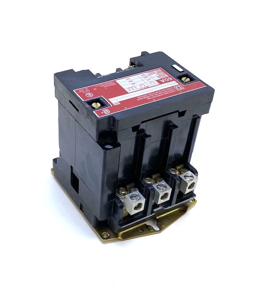 Square D 8903SPG2 3 Pole 60A 600V Lighting Contactor w/120V Coil ...