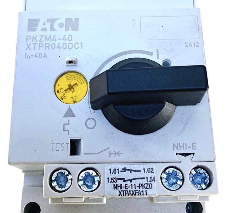 Eaton PKZM4-40 XTPR040DC1 Manual Starter w/Overload Protection ...