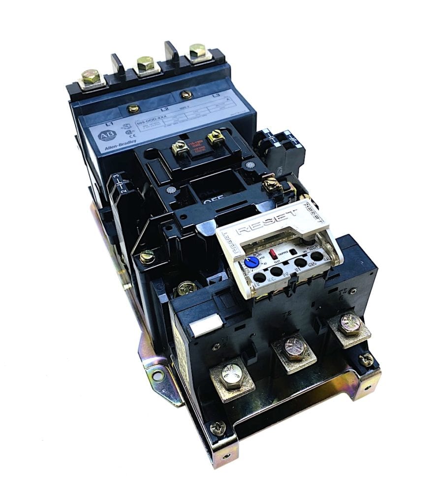 Schneider Electric LC1D50 600 Vac Din Rail Mount Contactor w/24 Vac ...