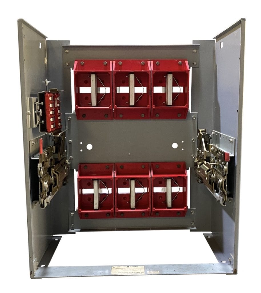 General Electric TPDF25 2500 Amp 600Vac Power Break Drawout Frame