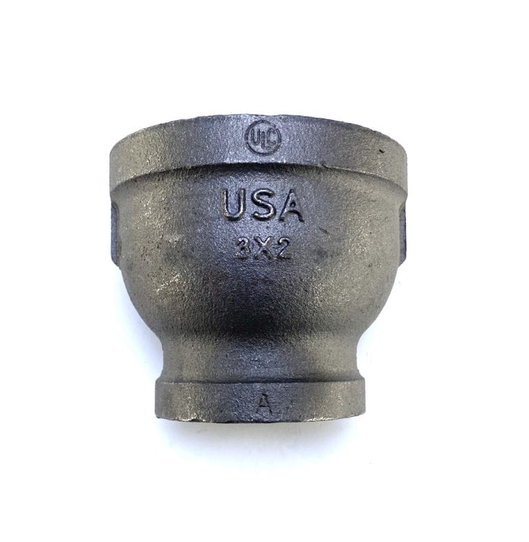 Ward Manufacturing 3x2 Malleable Iron Pipe Reducer (New Box of 8)
