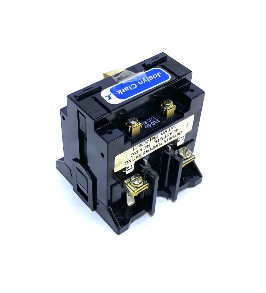 Joslyn Clark 7001-7030-11 40A 500 Vdc Contactor w/120V Coil (NEW)