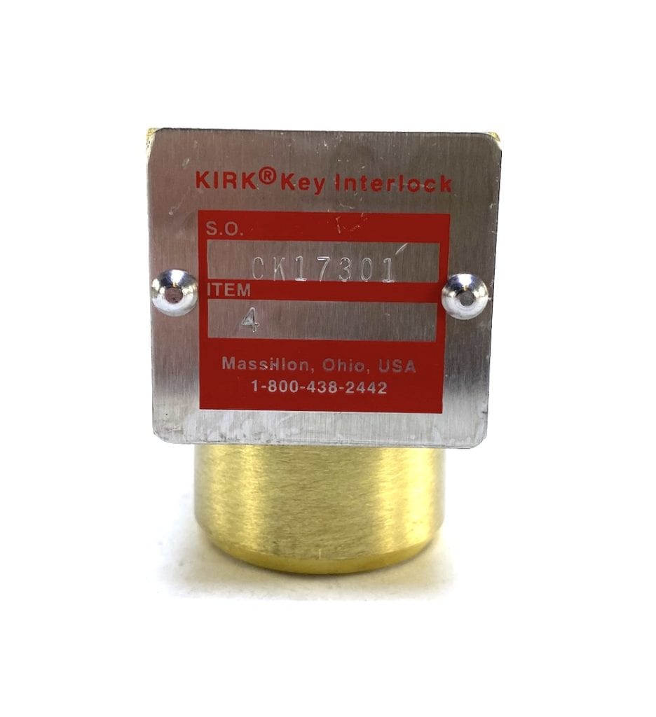 KIRK CK17301-4 Kirk Key Interlock w/Key (No Mounting Bolts)