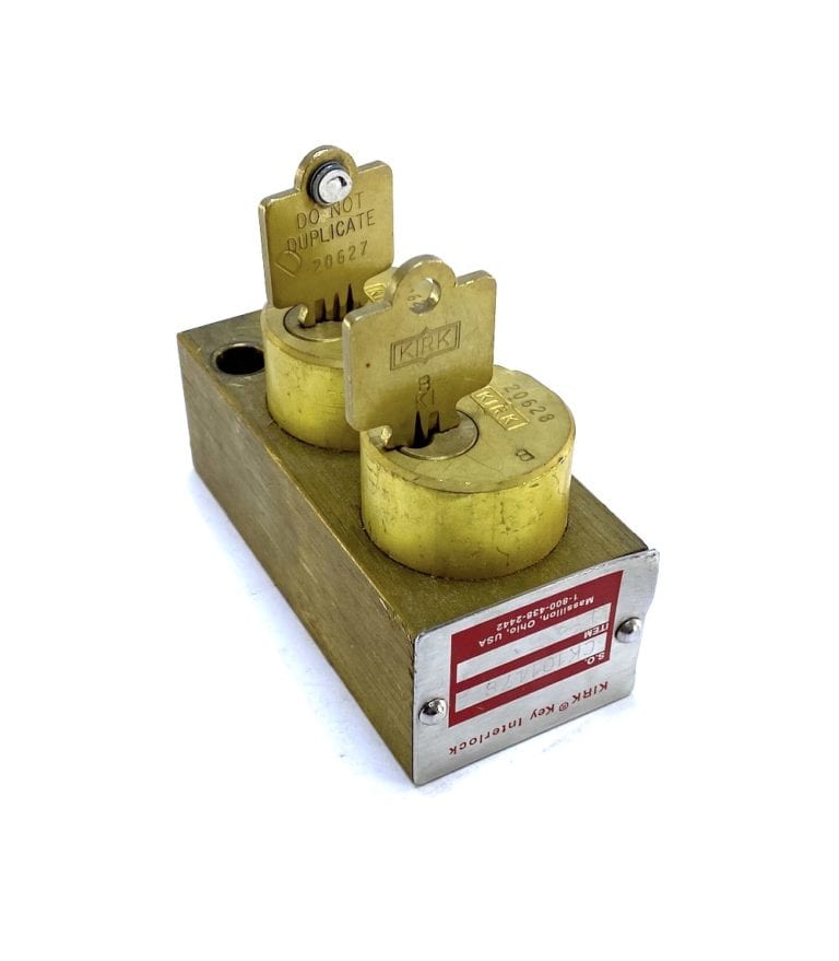 KIRK CK101478 Double Kirk Key Interlock w/2 Keys