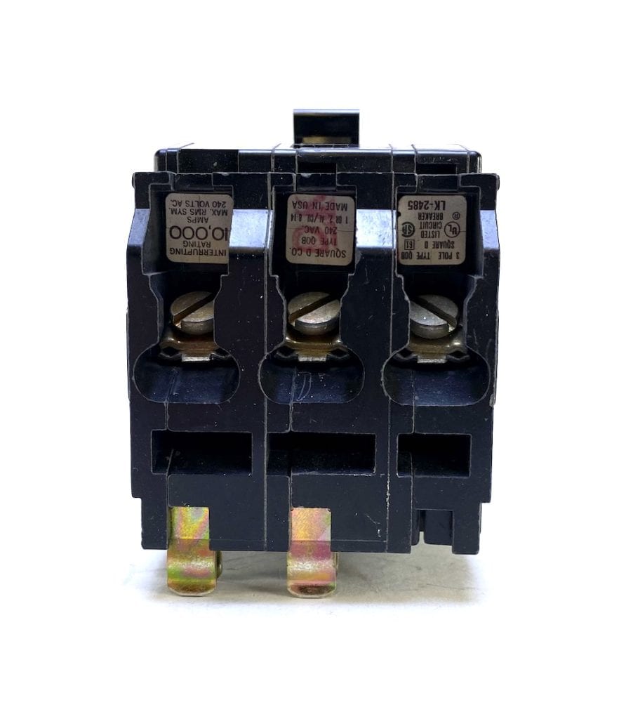 Square D QOB330 3 Pole 30 Amp 240V Bolt-On Circuit Breaker (New)