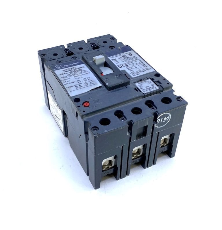ABB SACE Tmax 3 Pole 175 Amp 600 Vac Type T3N Circuit Breaker ...