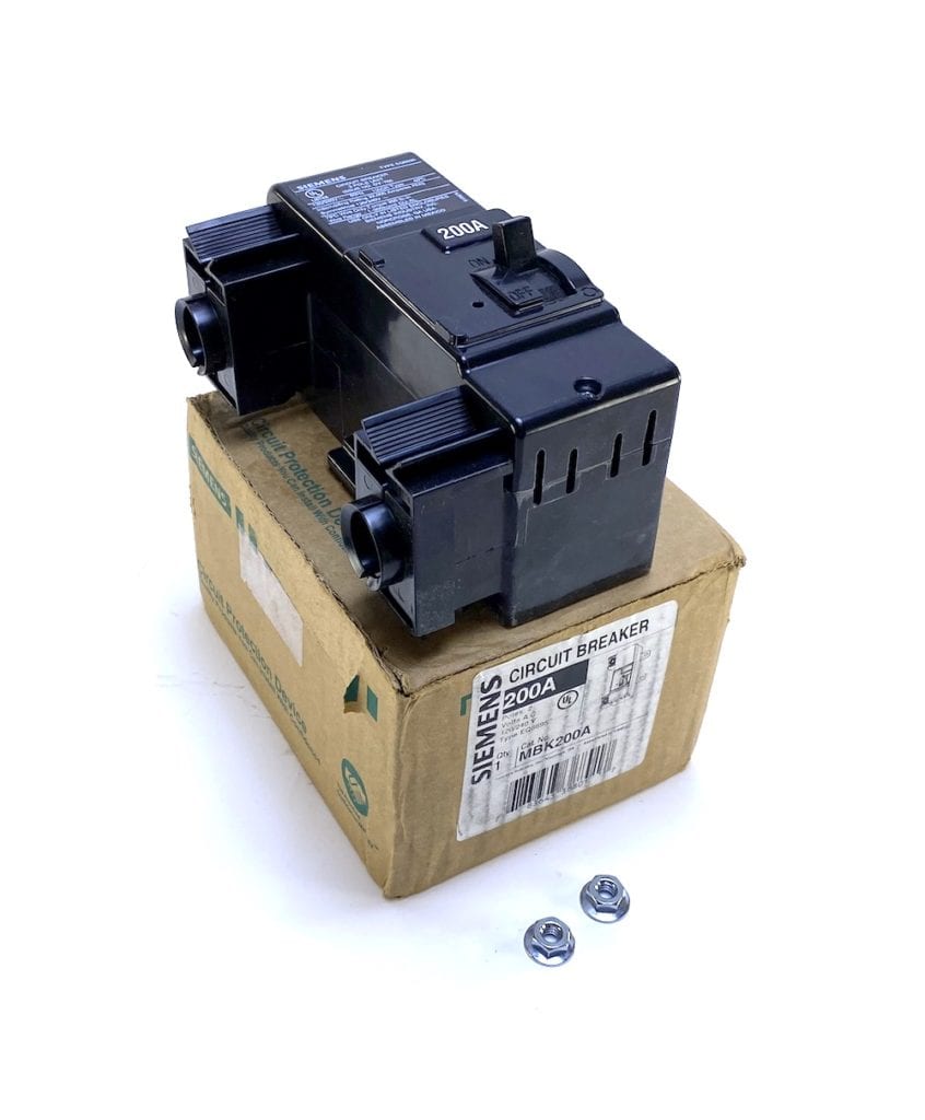 Siemens MBK200A Main Circuit Breaker For Use In Ultimate Type Load ...