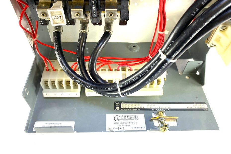 Allen Bradley 2100 Centerline 18" 100A Size 3 MCC Bucket(No Door)