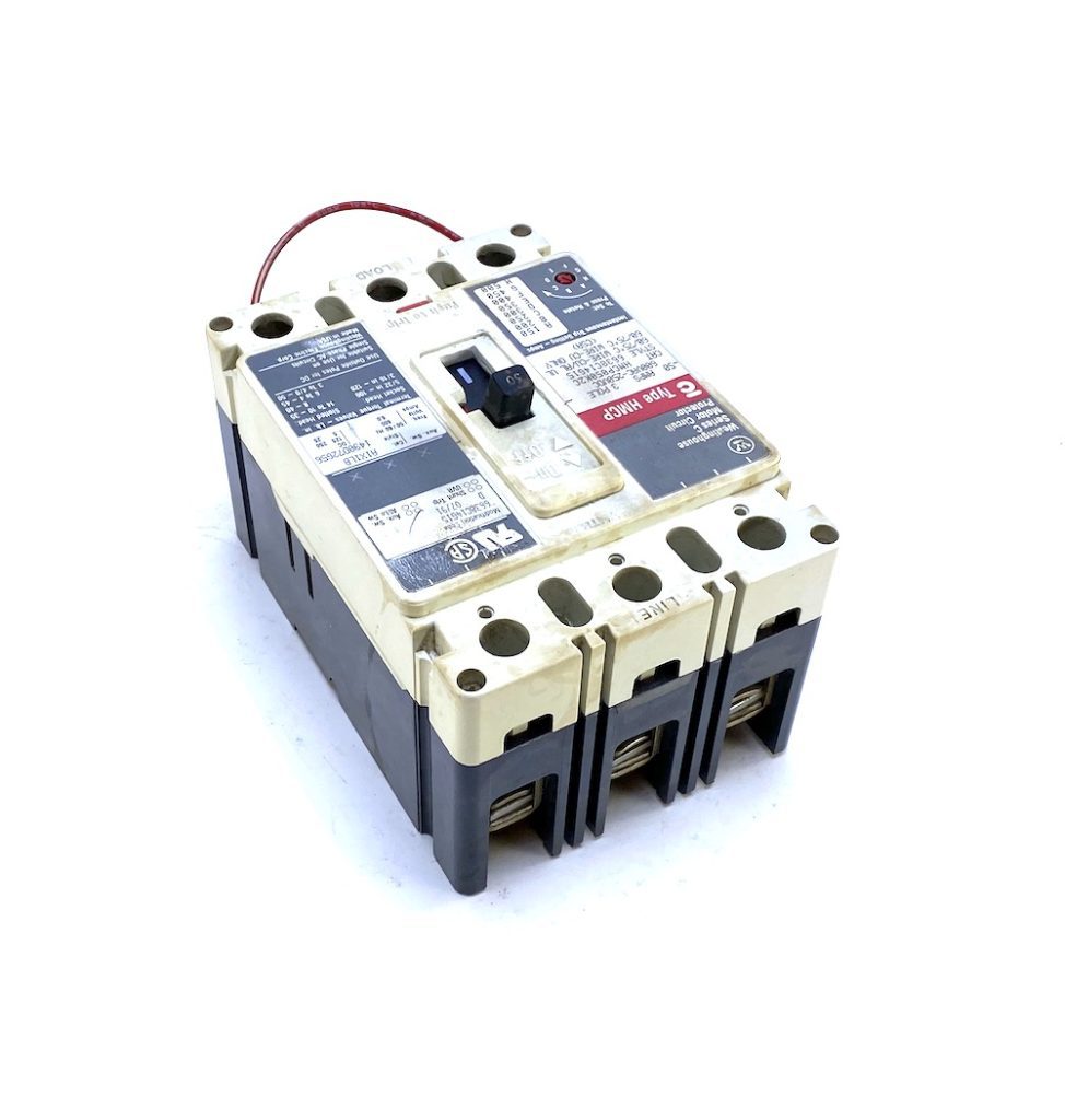 Cutler Hammer HMCP050K2C 3 Pole 50 Amp 600V Circuit Breaker w/Aux