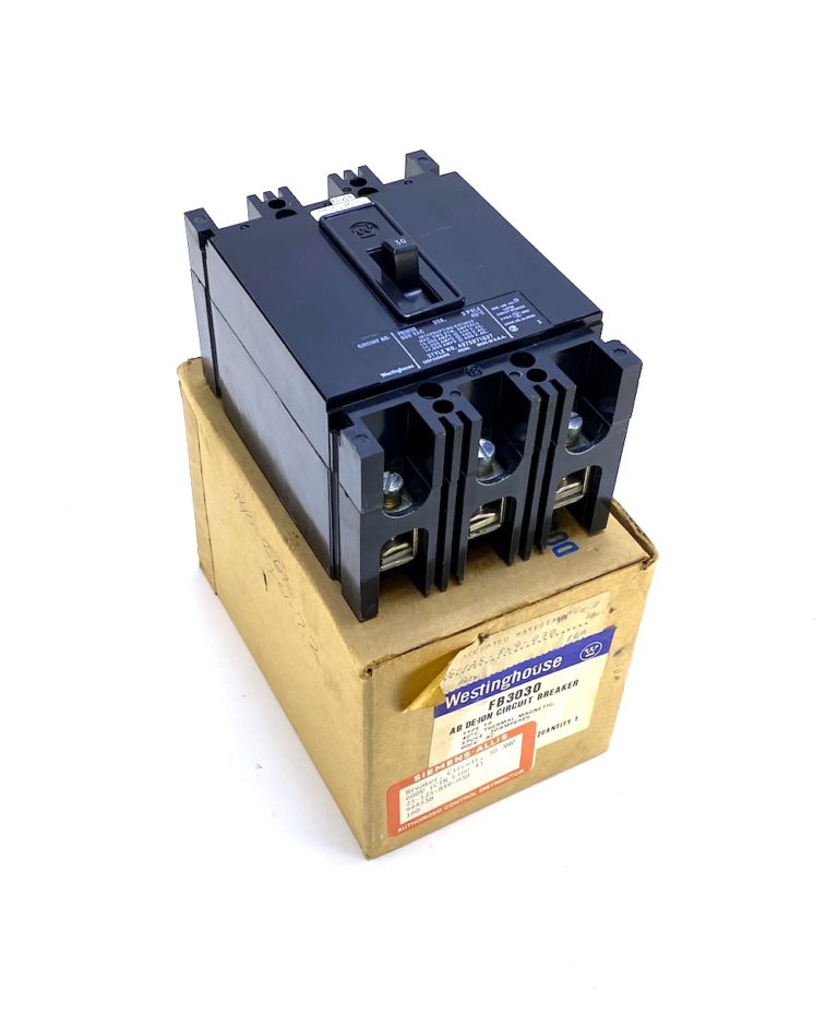 Westinghouse FB3030 3 Pole 30 Amp 600 Vac Circuit Breaker (NIB)