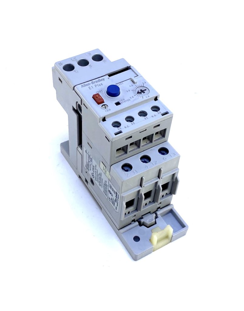 Allen Bradley 592-EECT 1-5 Amp Overload Relay w/Din-Rail Adapter