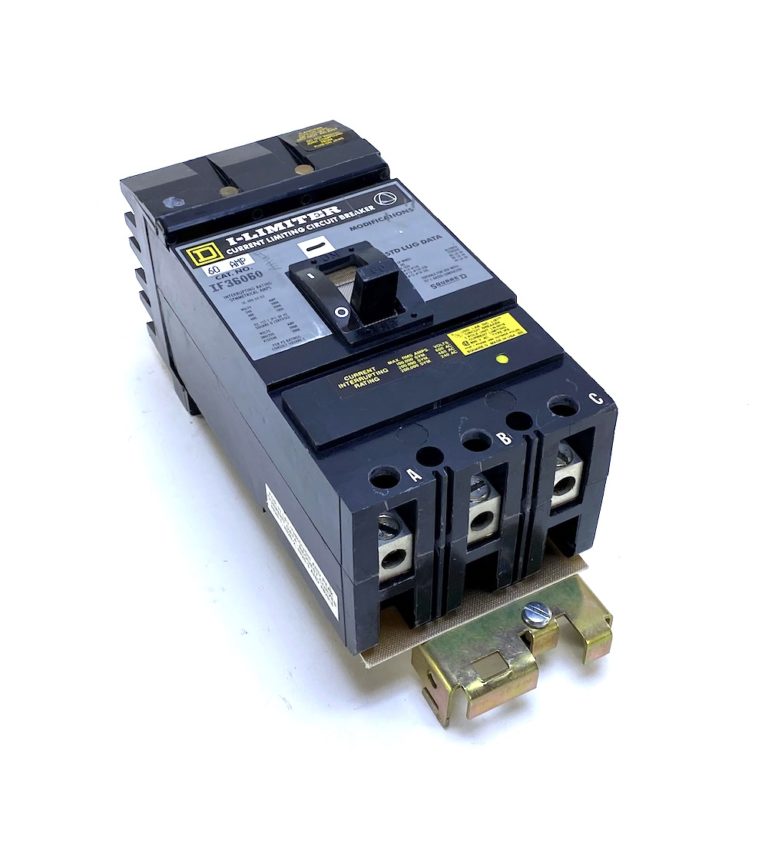 Square D IF36060 3 Pole 60 Amp 600Vac I-Line Breaker (Minor Chip)