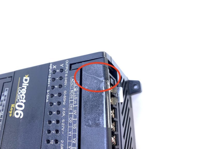 Automation Direct D0-06DR Koyo Direct Logic06 Module (Broke Door)