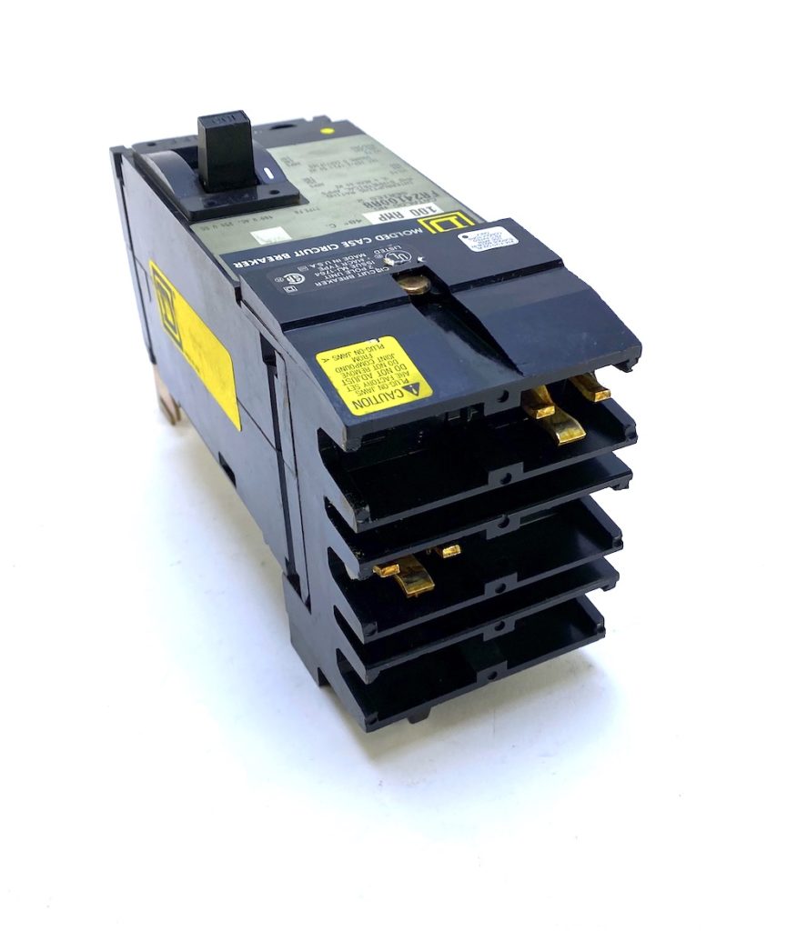 Square D FA24100AB 2 Pole 100 Amp 480V I-Line Breaker (AB Phases)