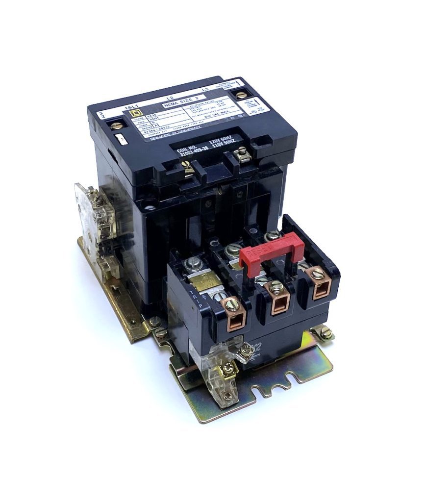 Square D 8536SDO1 Size 2 3 Pole 600V Motor Starter w/120 Vac Coil
