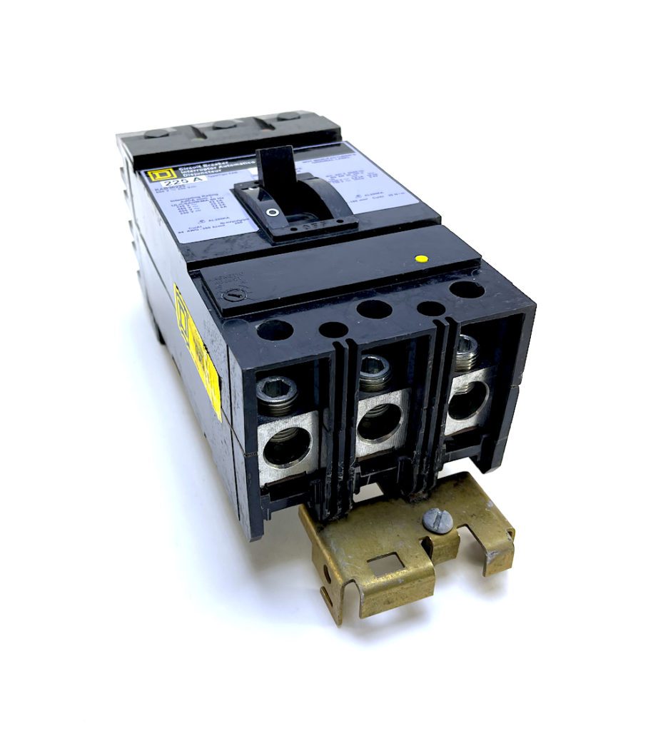 Square D KAB36225 3 Pole 225 Amp 600 Vac I-Line Circuit Breaker