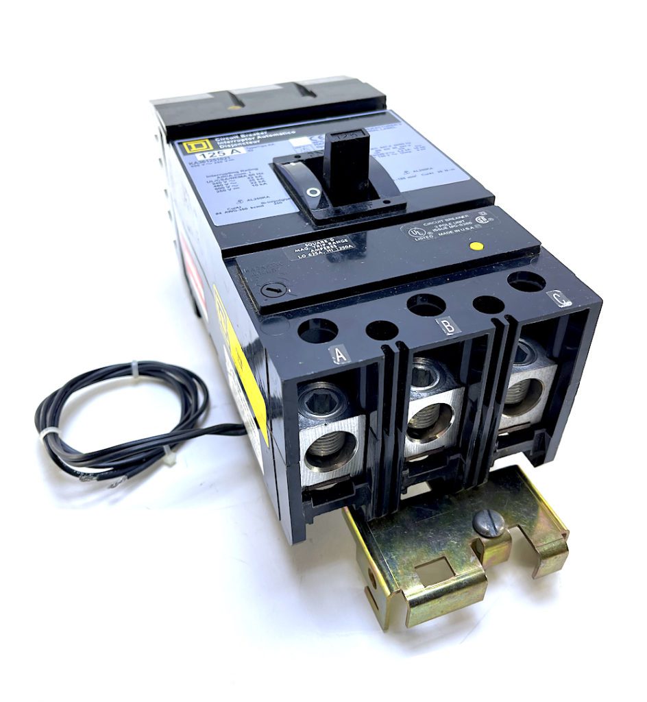Square D KA361251021 3 Pole 125 Amp 600V I-Line Breaker w/Shunt