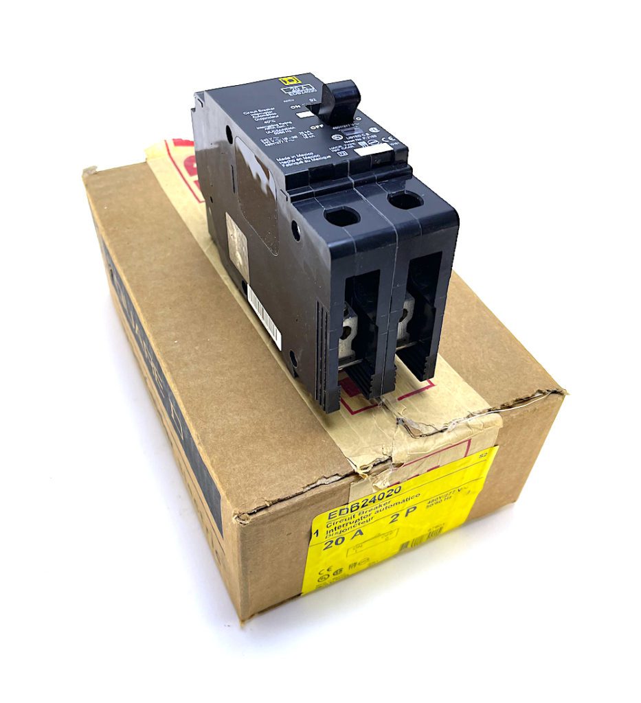 Square D EDB24020 2 Pole 20Amp 480Y/277V Breaker (NEW in the Box)