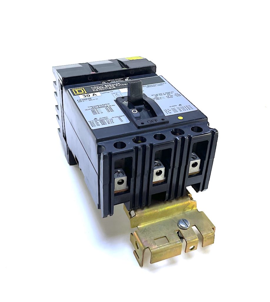 Square D FA36030 3 Pole 30 Amp 600 Vac I-Line Circuit Breaker