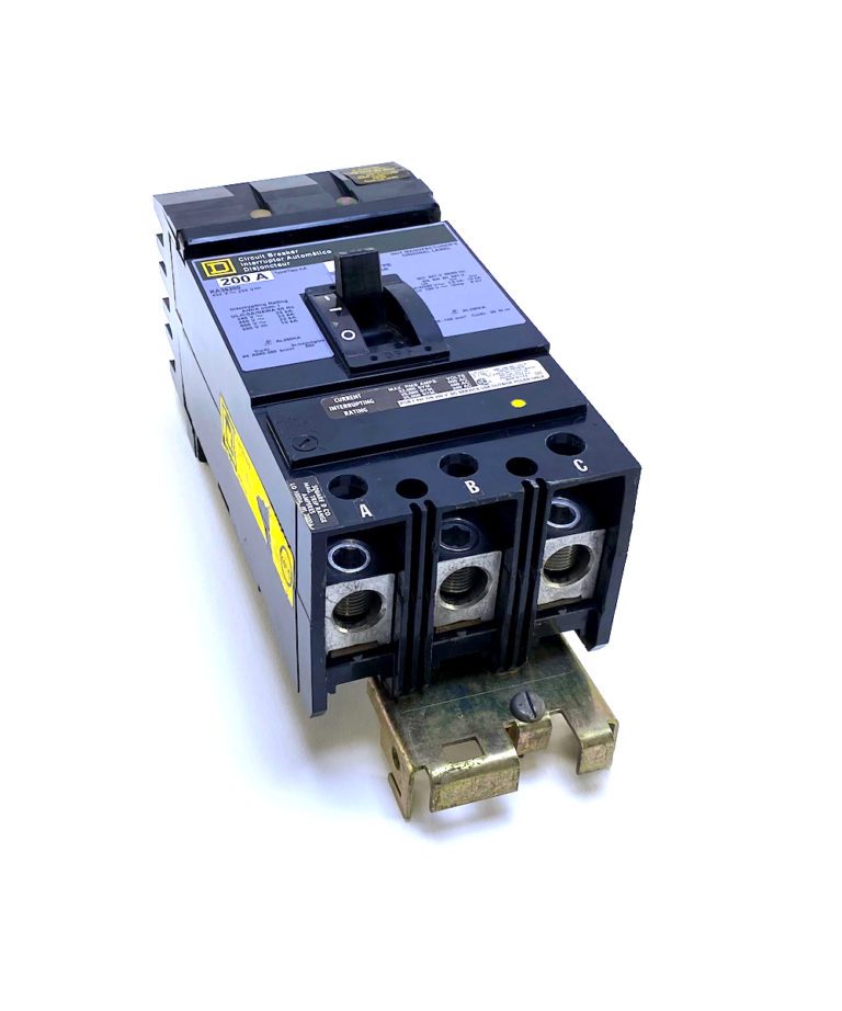 Square D KA36200 3 Pole 200 Amp 600 Vac I-Line Circuit Breaker