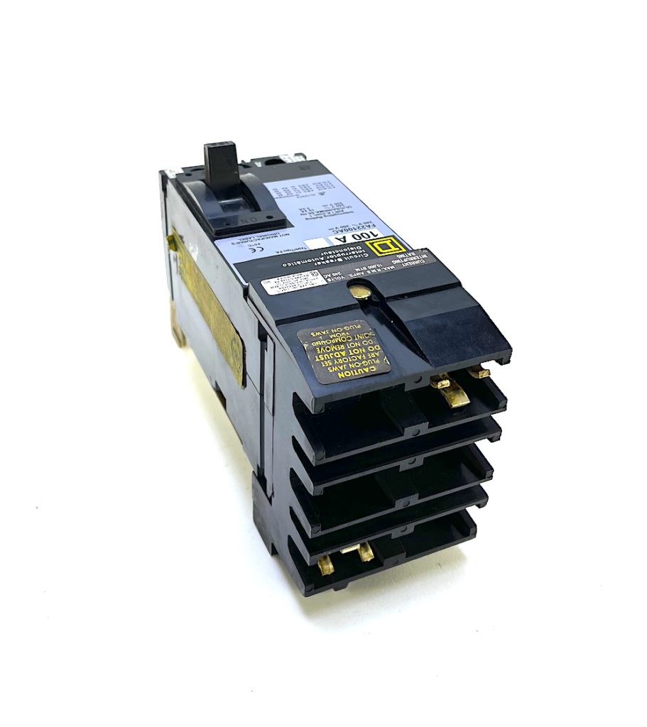 Square D FA22100AC 2 Pole 100A 240V I-Line Breaker (CHIP)