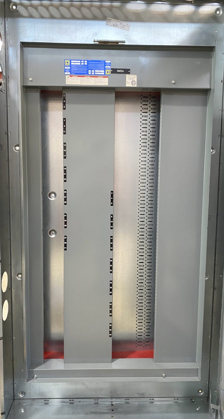 Square D HCRU 3P3W 72 Circuits 1200 Amp 480 Vac I-Line MLO Panel