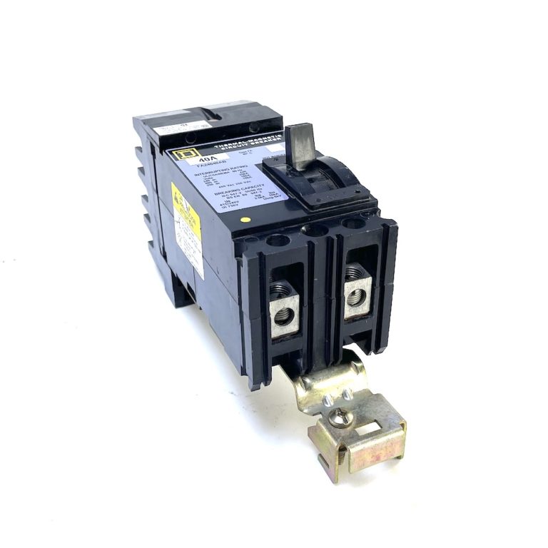 Square D FA24040AB 2 Pole 40 Amp 480 Vac Circuit Breaker