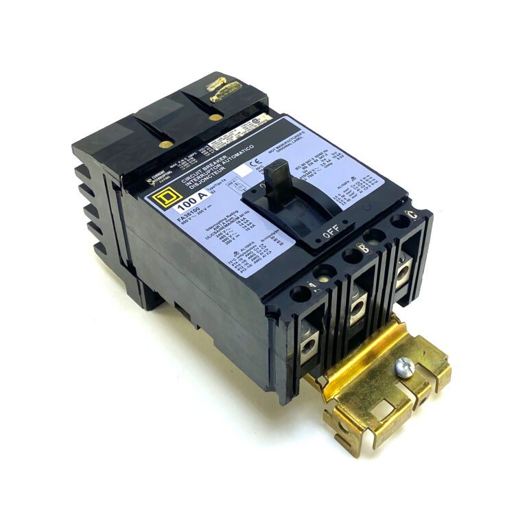 Square D FA36100 3 Pole 100A 600V I-Line Circuit Breaker (CHIP)