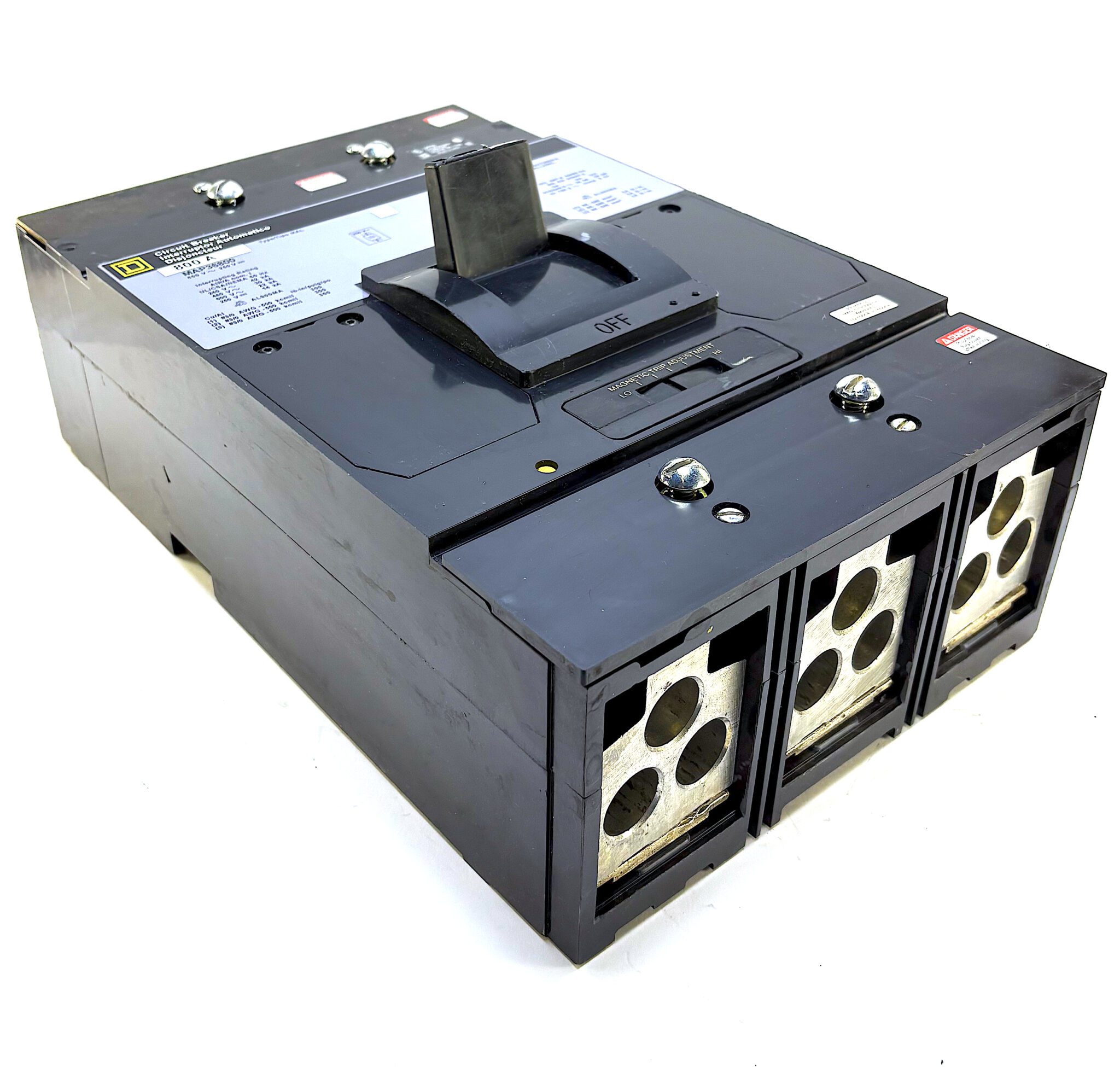 Square D MAP36800 3 Pole 800 Amp 600 Vac Circuit Breaker