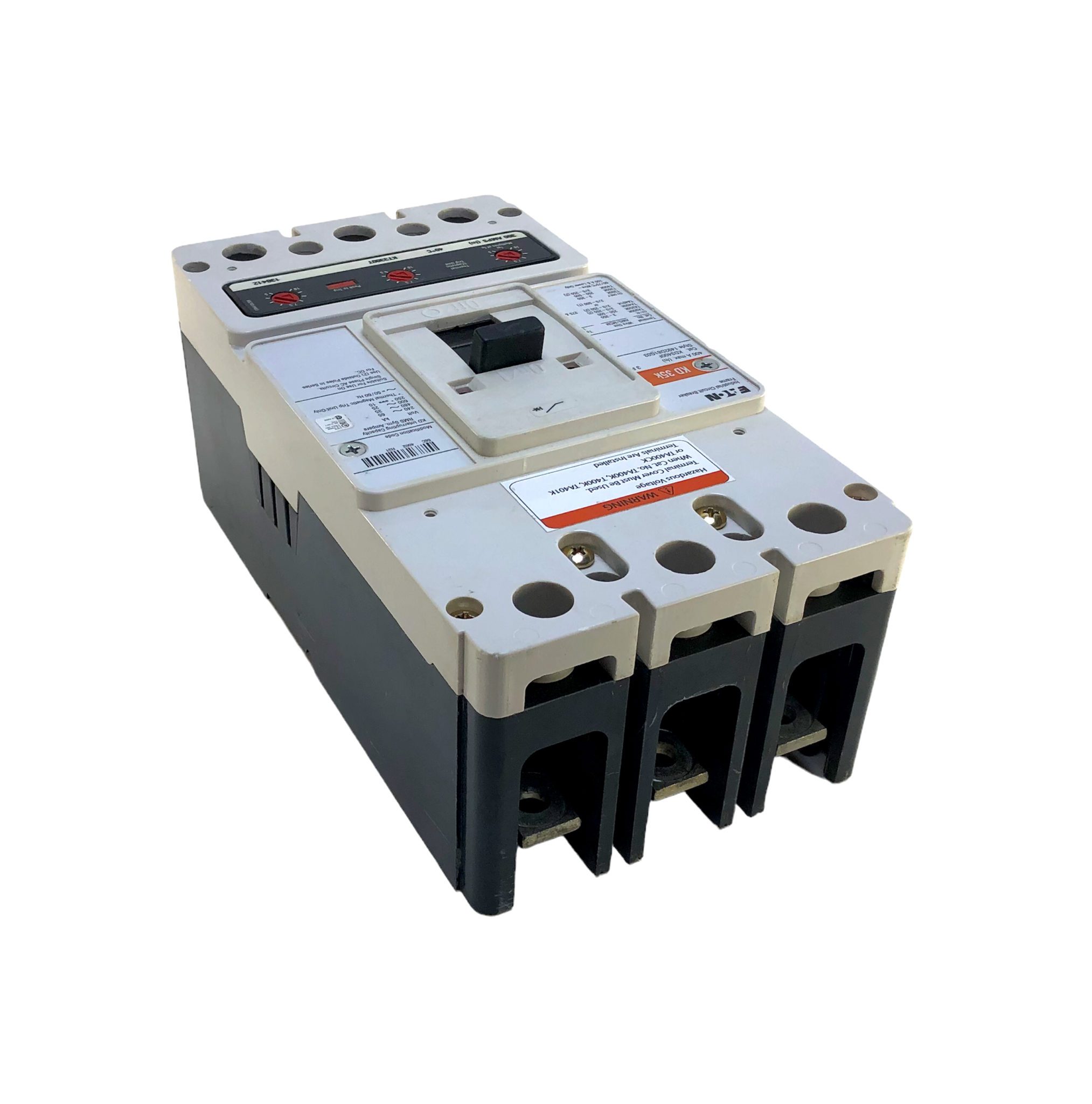 Eaton KD3400F 3 Pole 400 Amp 600 Vac Circuit Breaker w/300A Trip