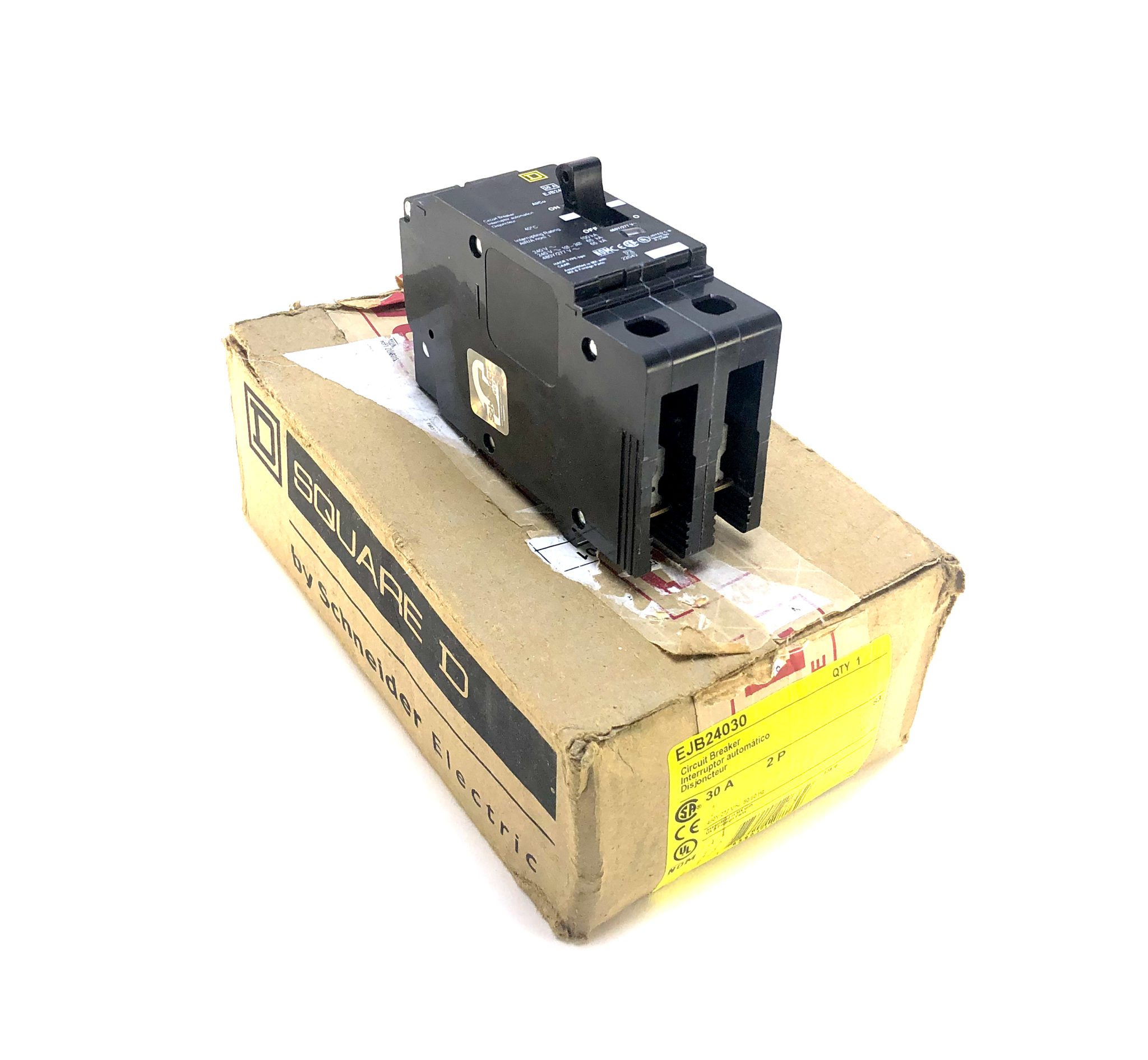 Square D EJB24030 2 Pole 30 Amp 480Y/277Vac Circuit Breaker (NEW)