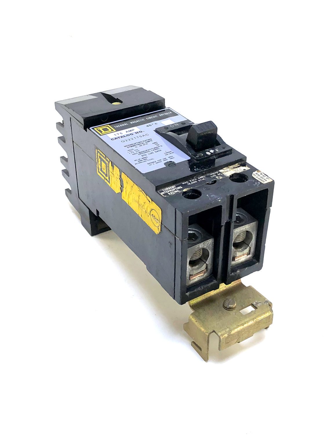 Square D Q222175AC 2 Pole 175 Amp 240 Vac I-Line Breaker (CHIP)
