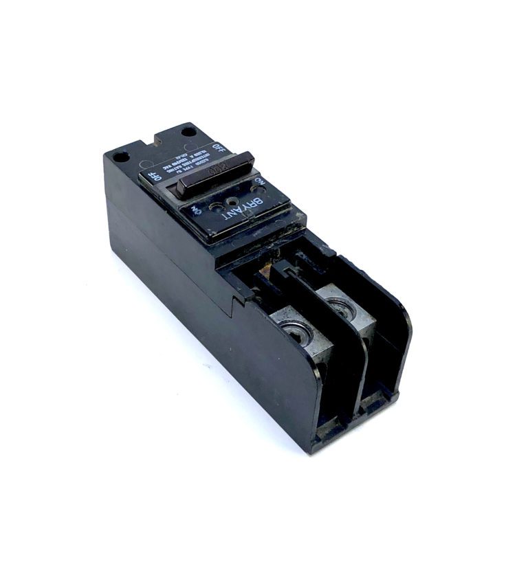 Bryant BJ2200 2 Pole 200 Amp 120/240 Vac Circuit Breaker (CRACK)