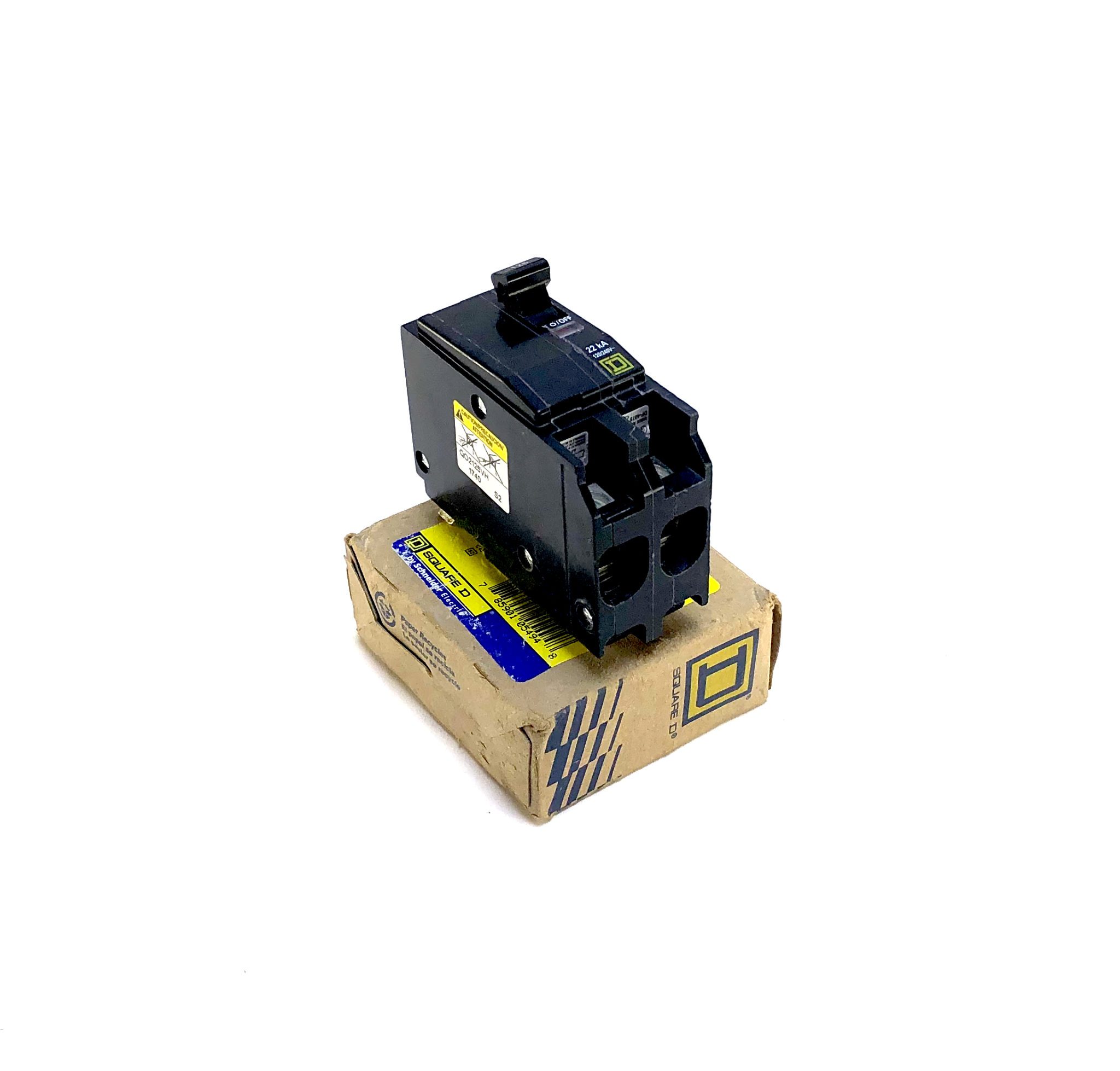 Square D QO2125VH 2 Pole 125 Amp 240 Vac Circuit Breaker (NEW)