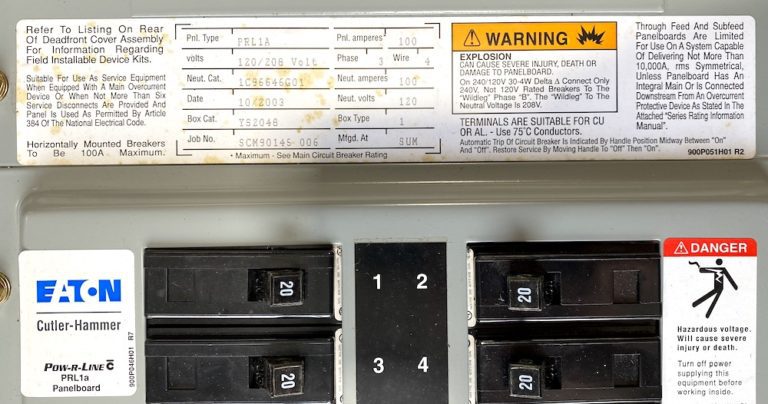 Eaton Cutler Hammer PRL1A 3P4W 100A 120/208V Panel Interior (NEW)