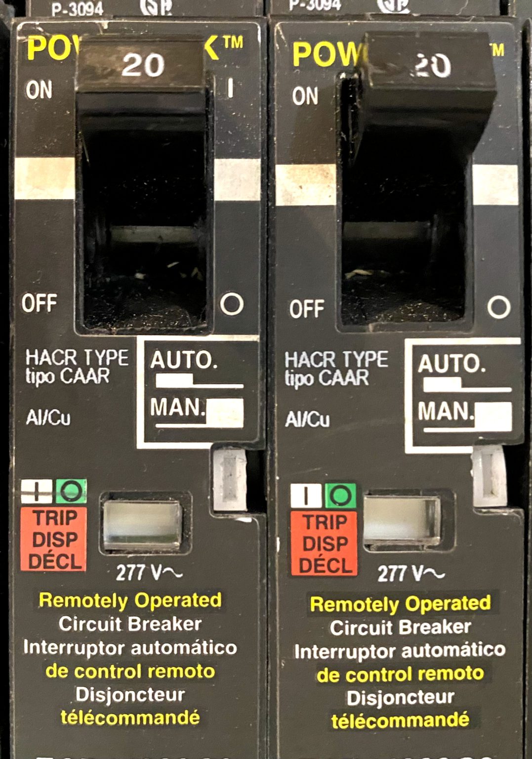 Square D NF454L1CCL 3P4W 250A 208Y/120V 54Cir MLO Panel Interior