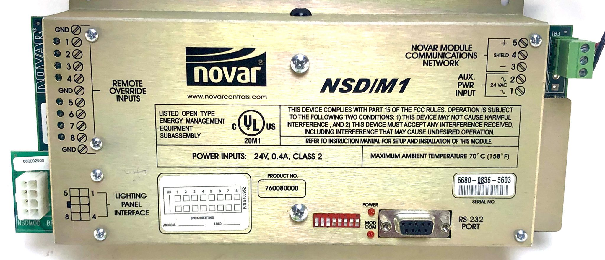 Square D NF120PSG3L Powerlink Kit 120 Vac for NF Panel