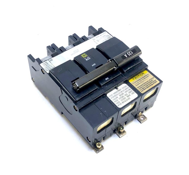 Square D QOB3125VH 3 Pole 125 Amp 240 Vac Circuit Breaker