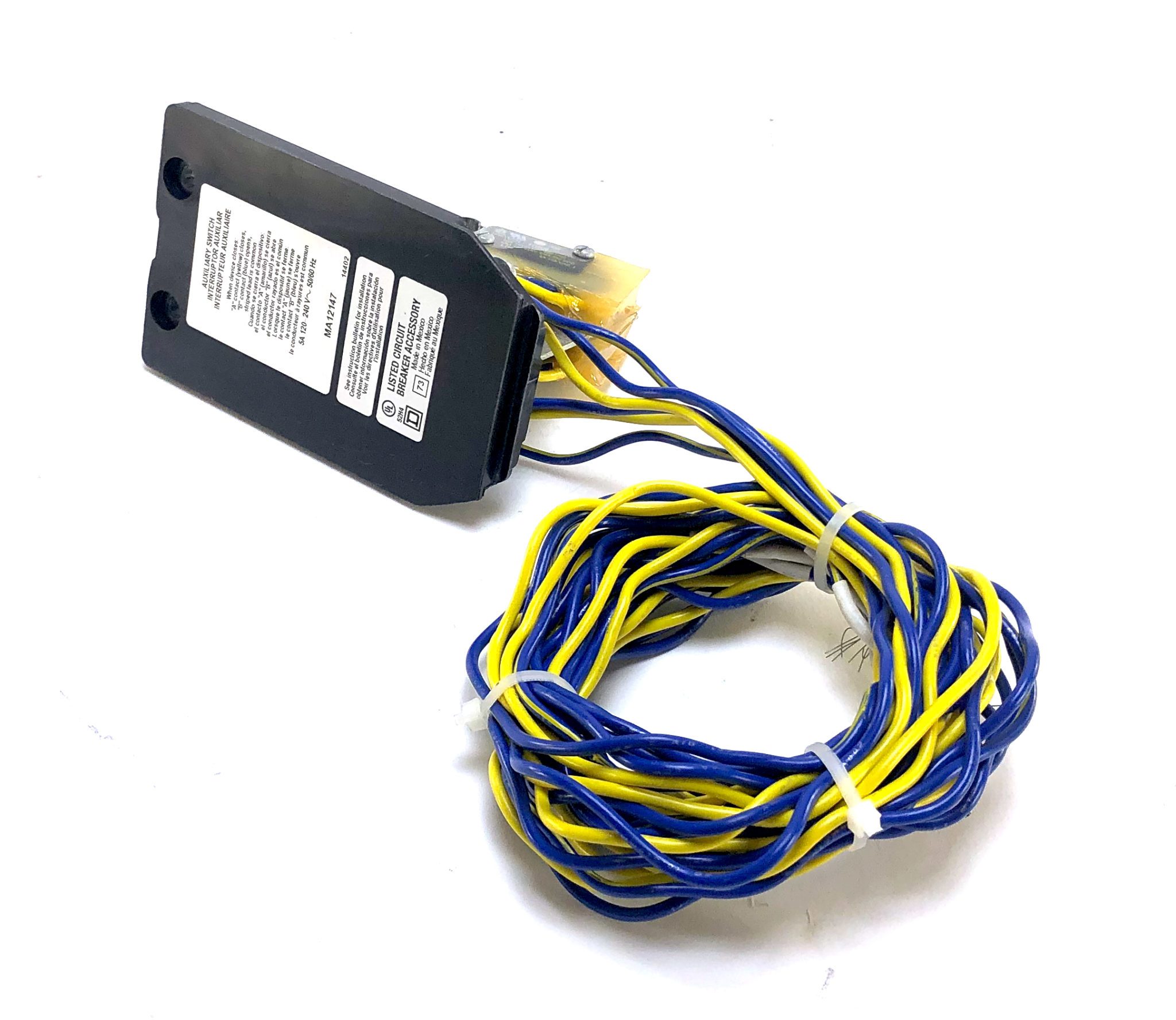 Square D MA12147 120-240Vac Auxiliary Switch for M-Frame Breakers