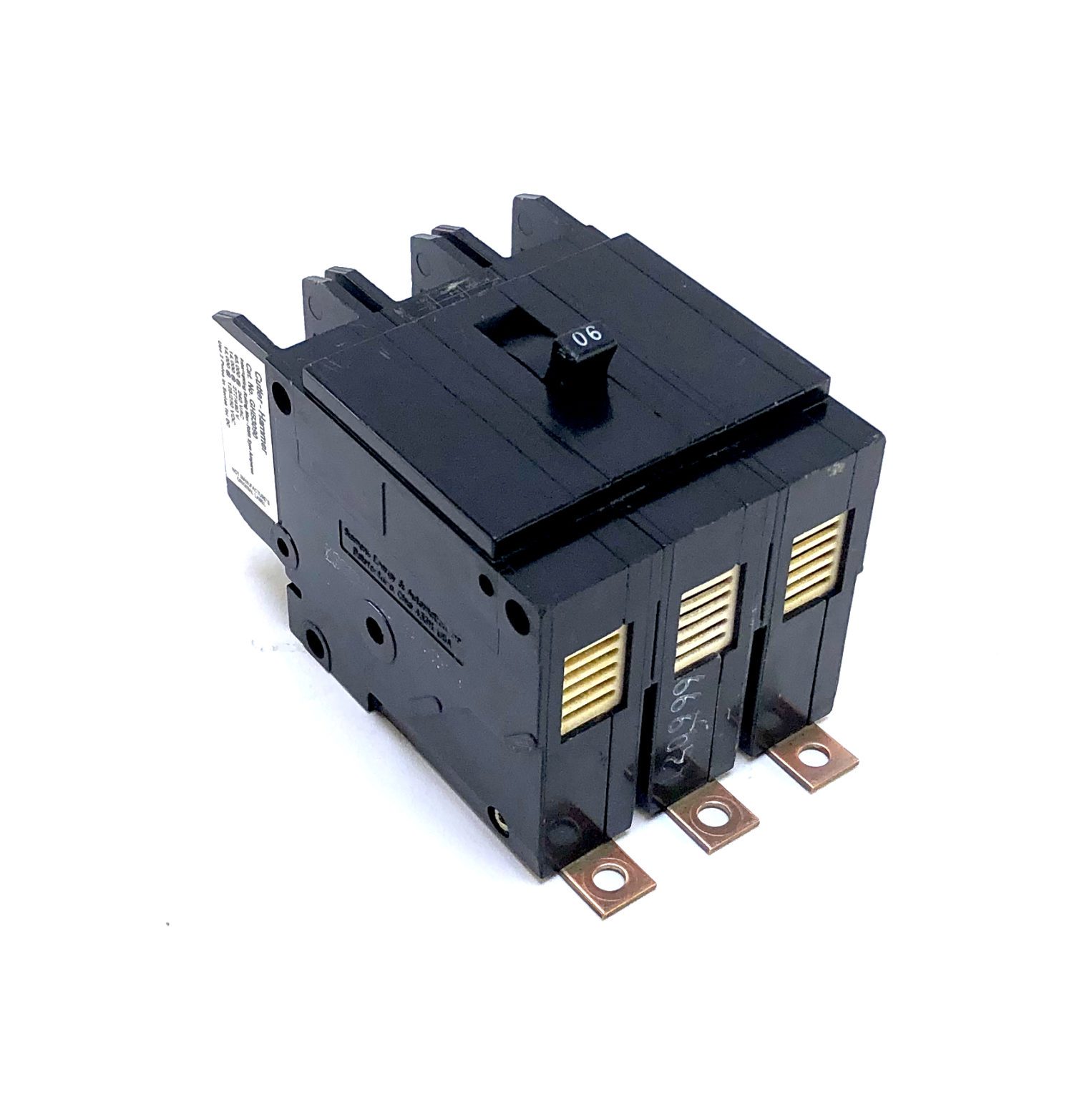 Cutler Hammer GHB3090 3 Pole 90 Amp 480Y/277 Vac Circuit Breaker