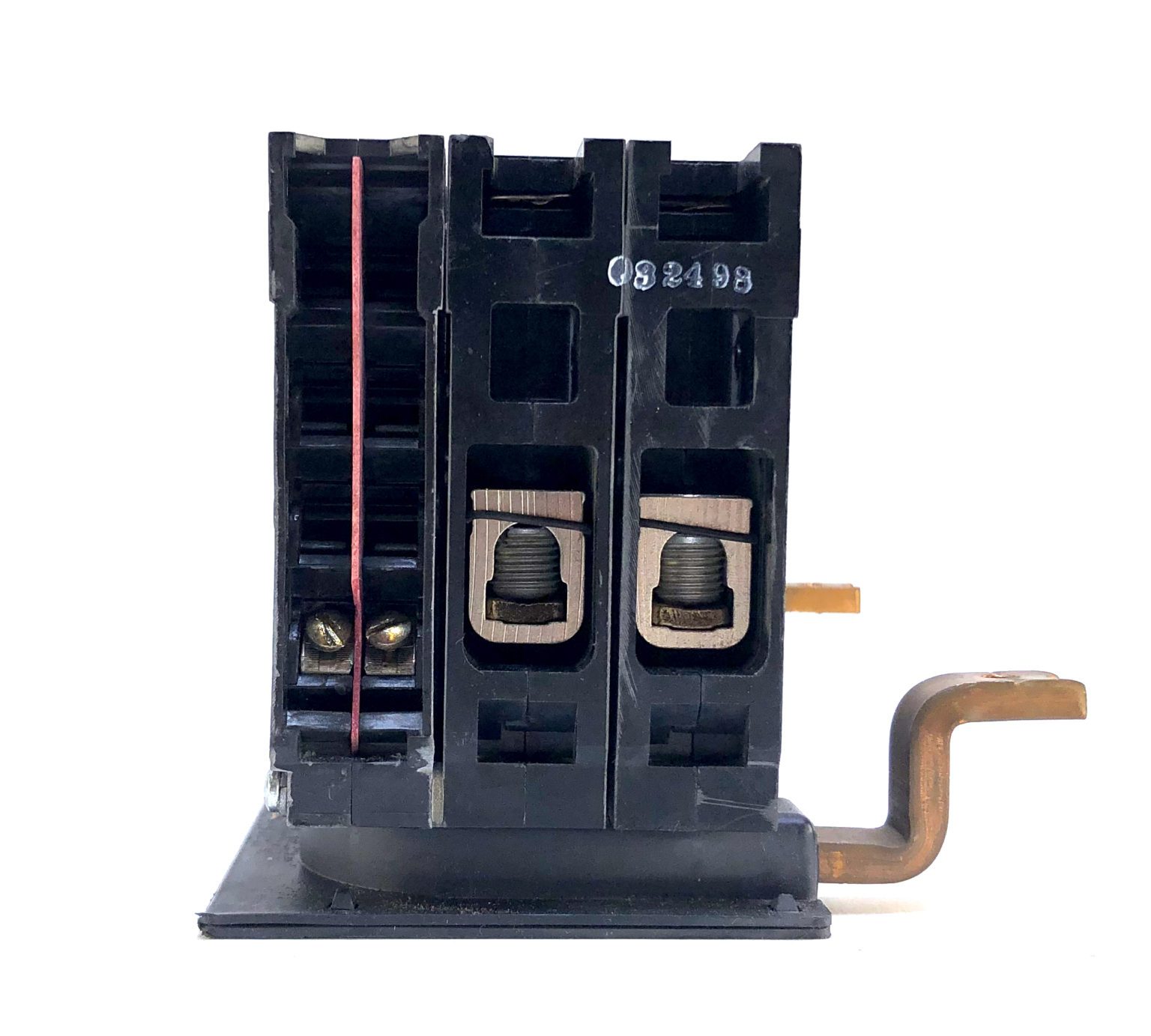 Siemens ED42B100 2P 100A 480V Breaker w/ Shunt Trip & Main Base