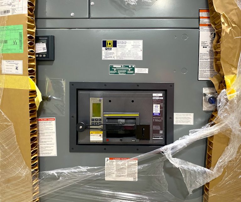 Square D QED 3P4W 2500A 480V 65kA Main Breaker Panel w/ERMS (NEW)
