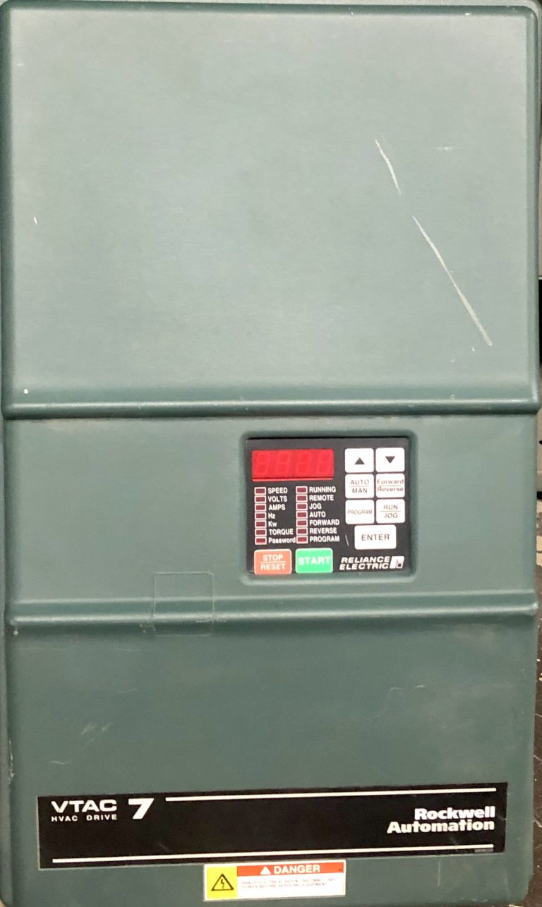 Rockwell Reliance VTAC7 3 Phase 58 Amp 380-460 Vac HVAC Drive