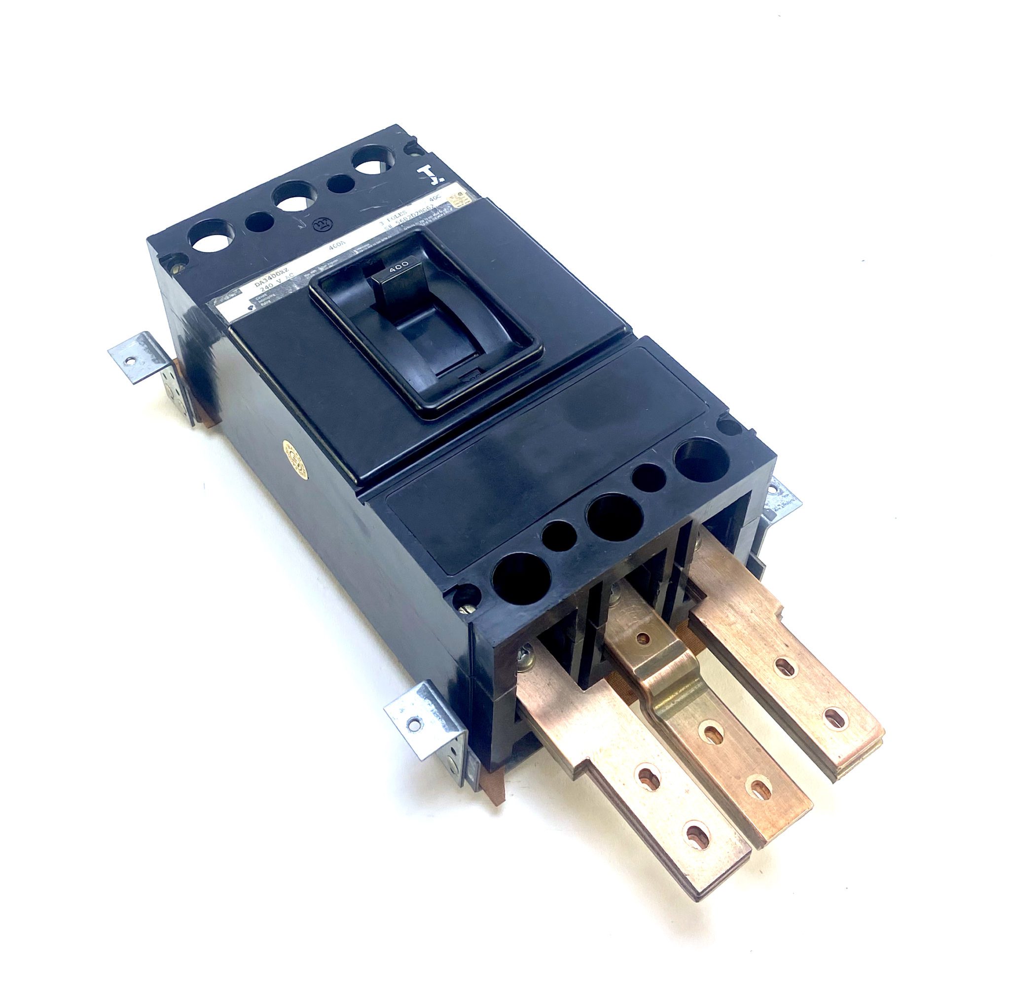 Westinghouse DA3400XZ 3 Pole 400 Amp 240 Vac Breaker w/ Main Kit