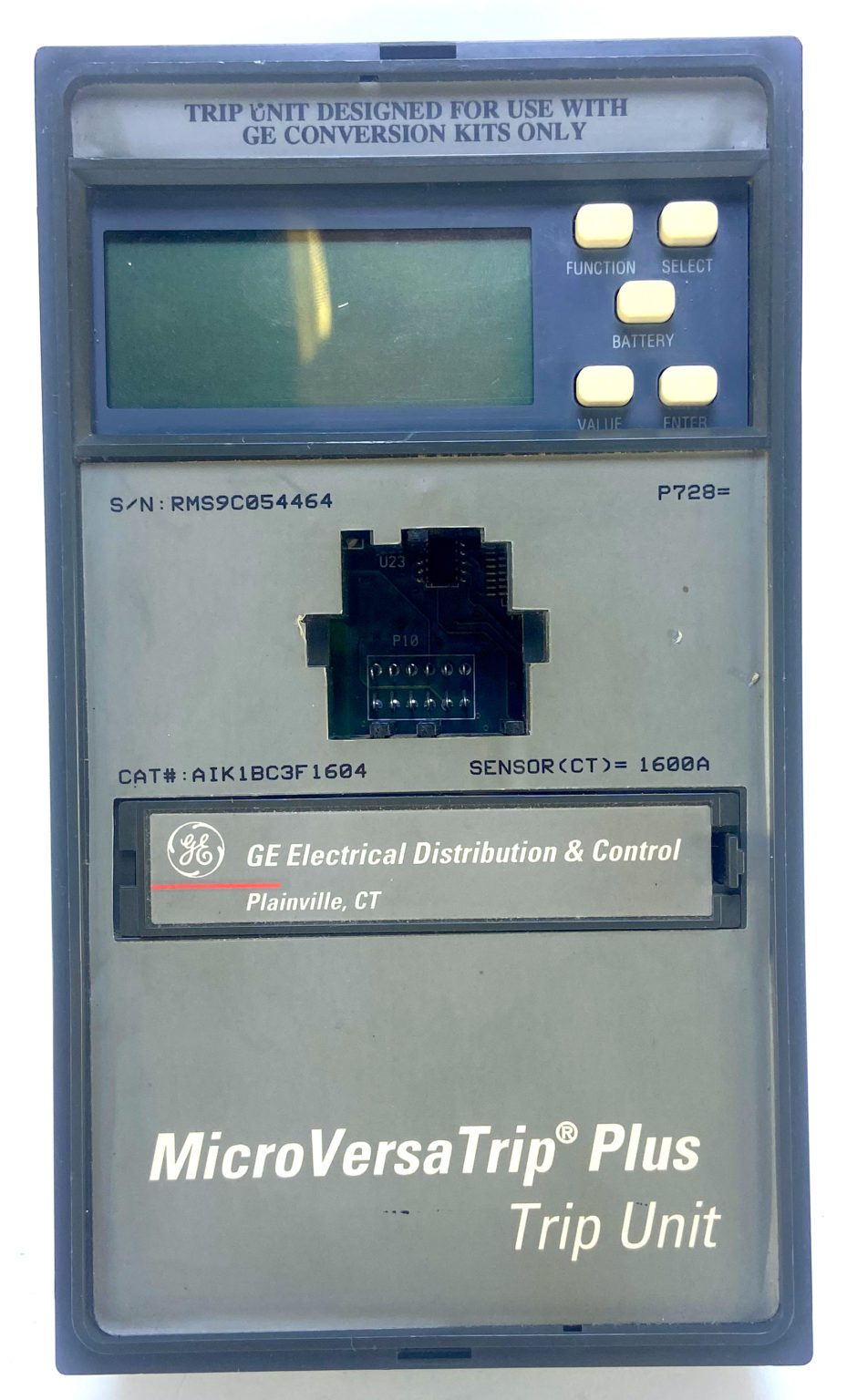 General Electric AIK1BC3F1604 1600 Amp MicroVersa Trip Unit