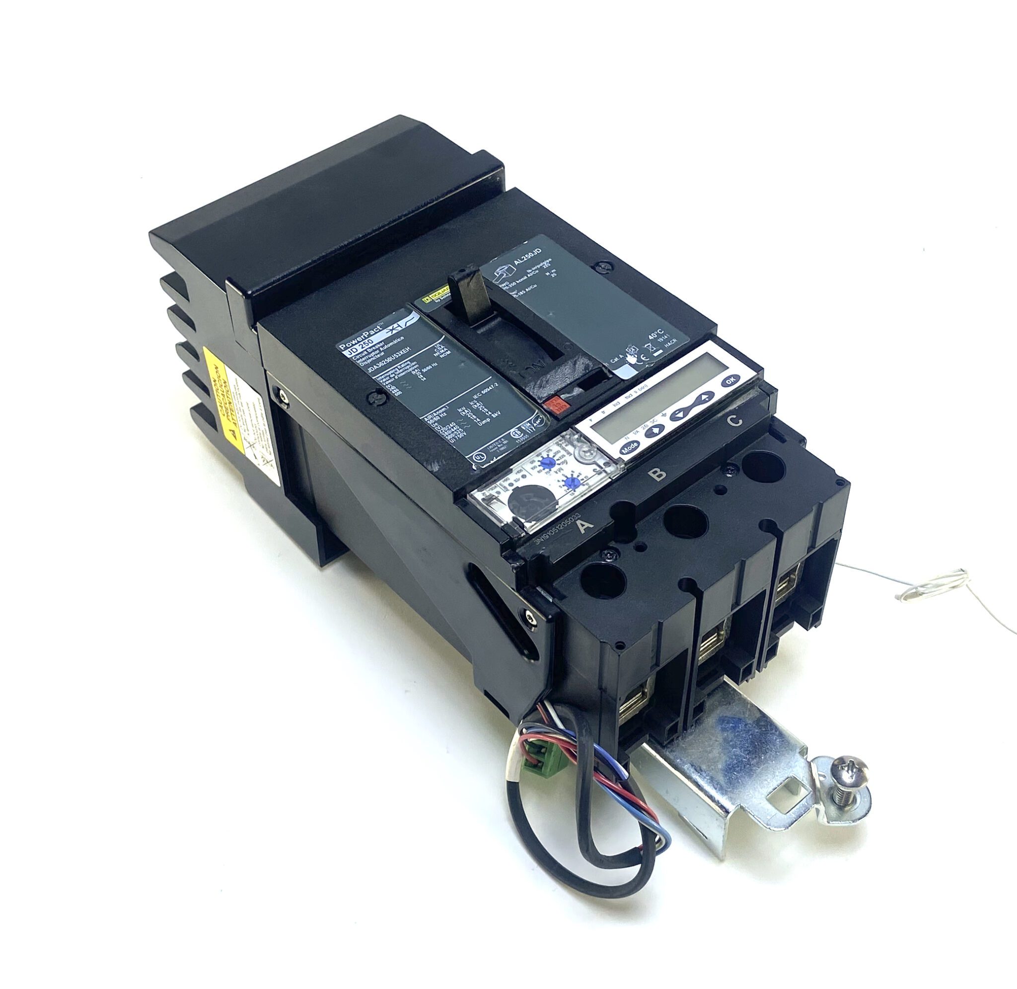 Square D JDA36250U53XEH 3 Pole 250 Amp 600 Vac I-Line Breaker