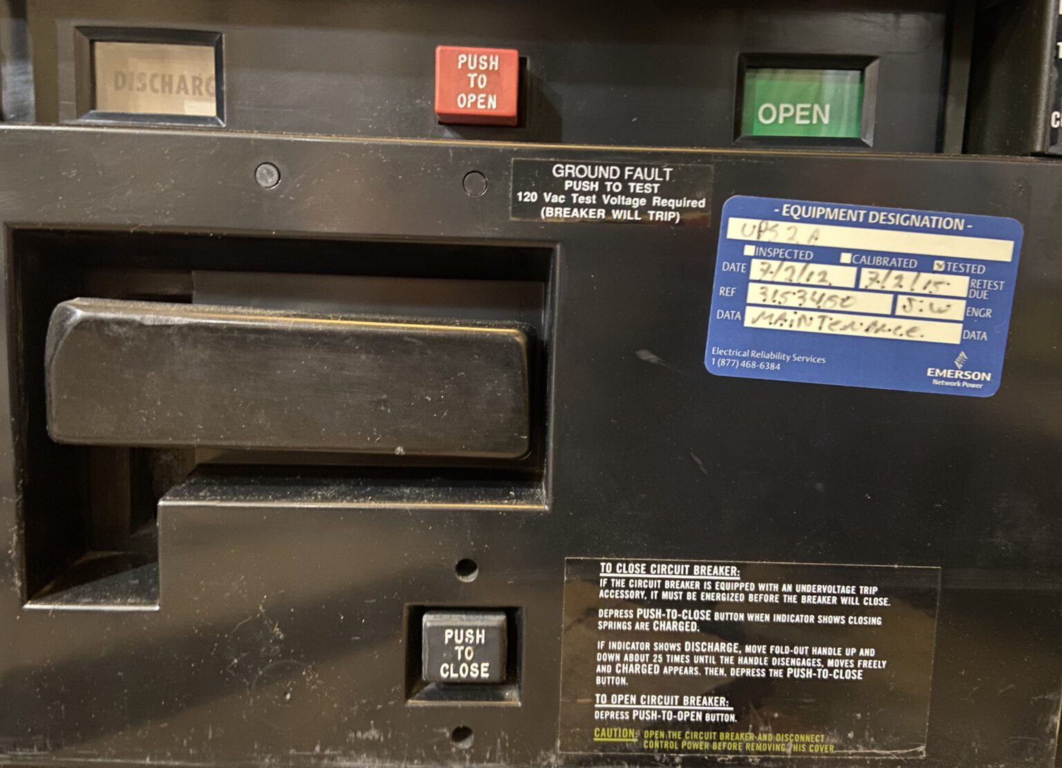 SquareD SED362000LSG 3P 2000A 600Vac Trip Breaker w/Test Report