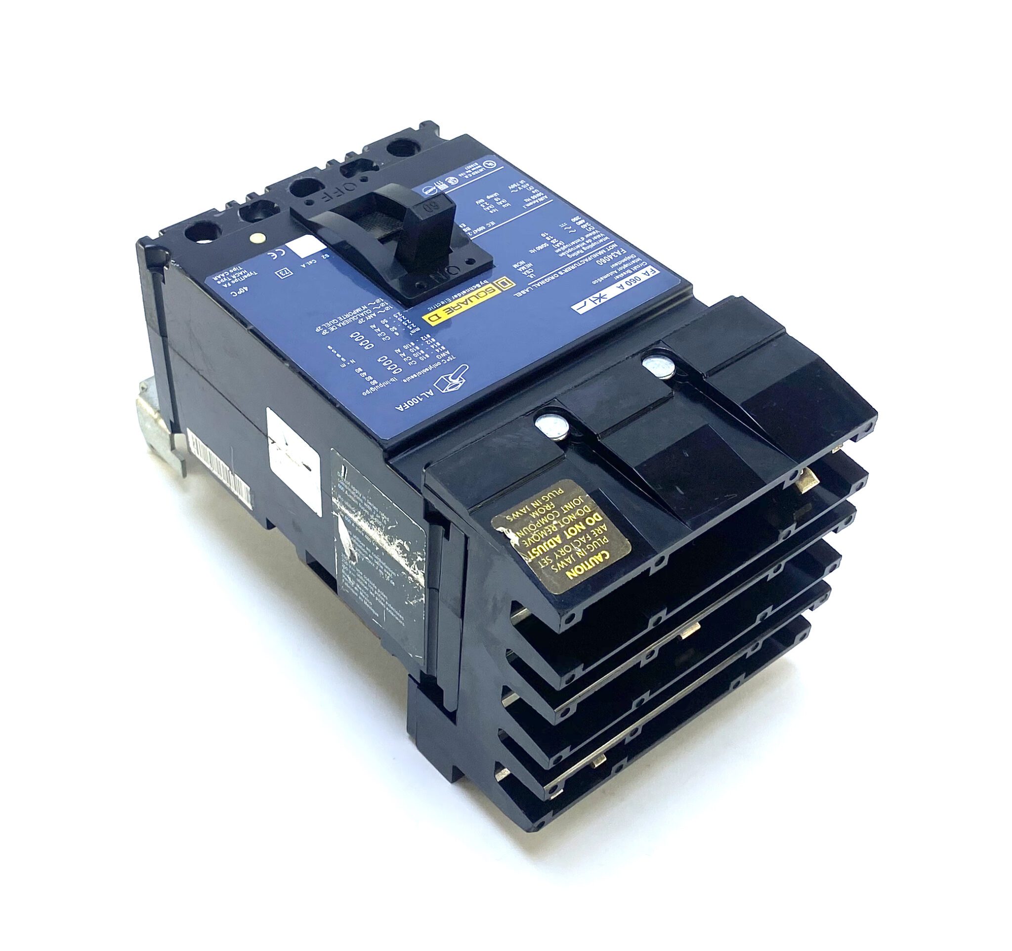 Square D FA34060 3Pole 60Amp 480Vac I-Line Circuit Breaker (CHIP)