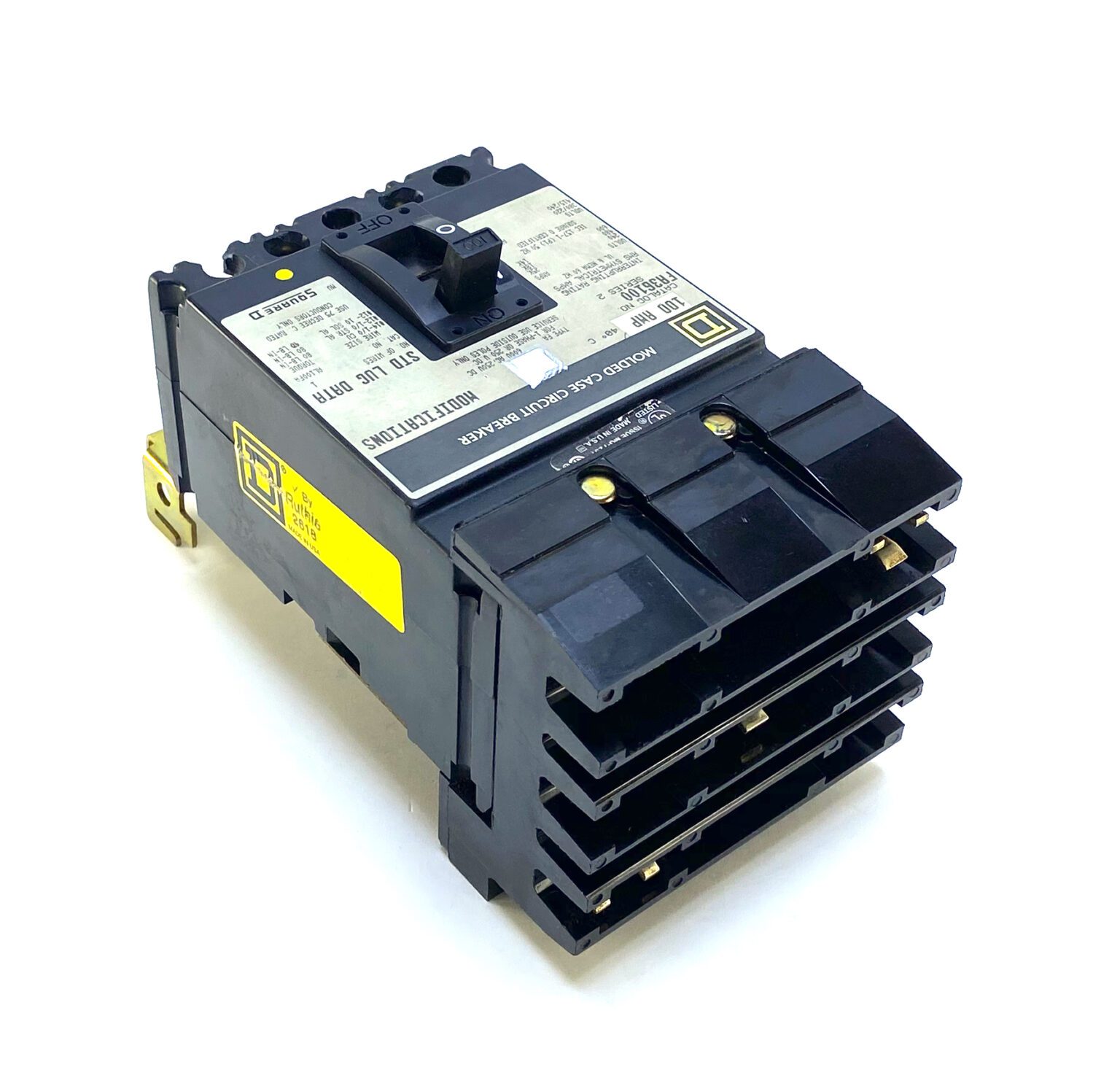 Square D FA36100 3Pole 100A 600Vac I-Line Circuit Breaker (CHIP)